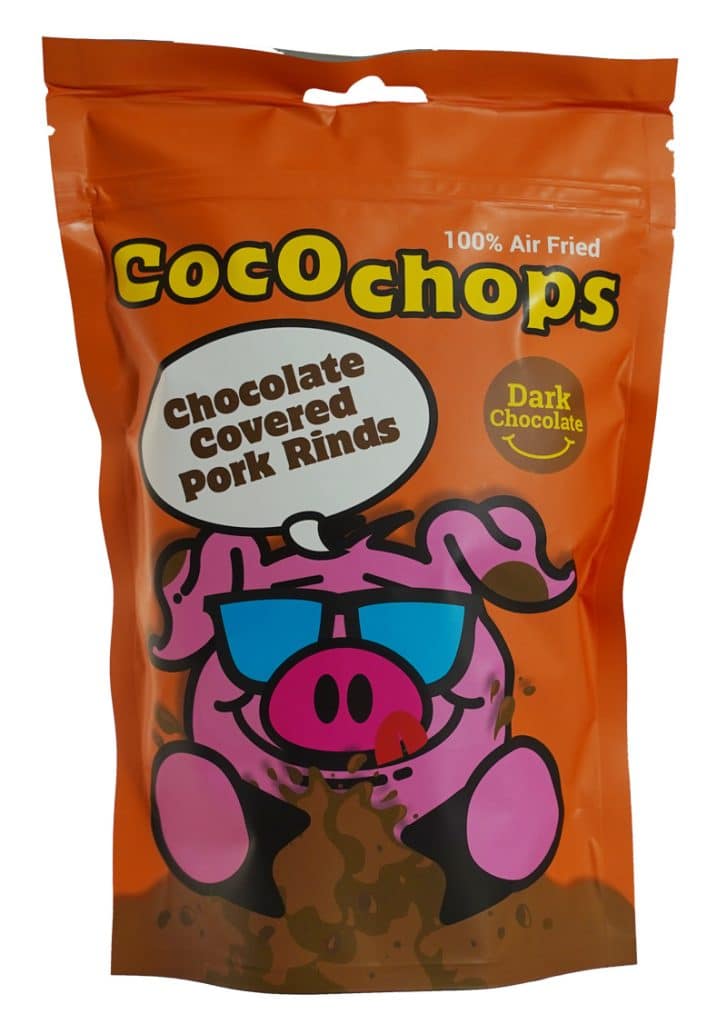 Coco Chops Chocolate Covered Pork Rinds