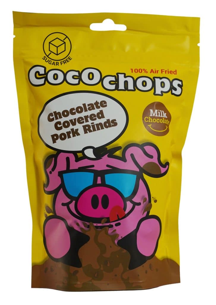 Coco Chops Chocolate Covered Pork Rinds